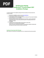EcoStruxure Control Expert V16.0 Integrity Verification Procedure | PDF