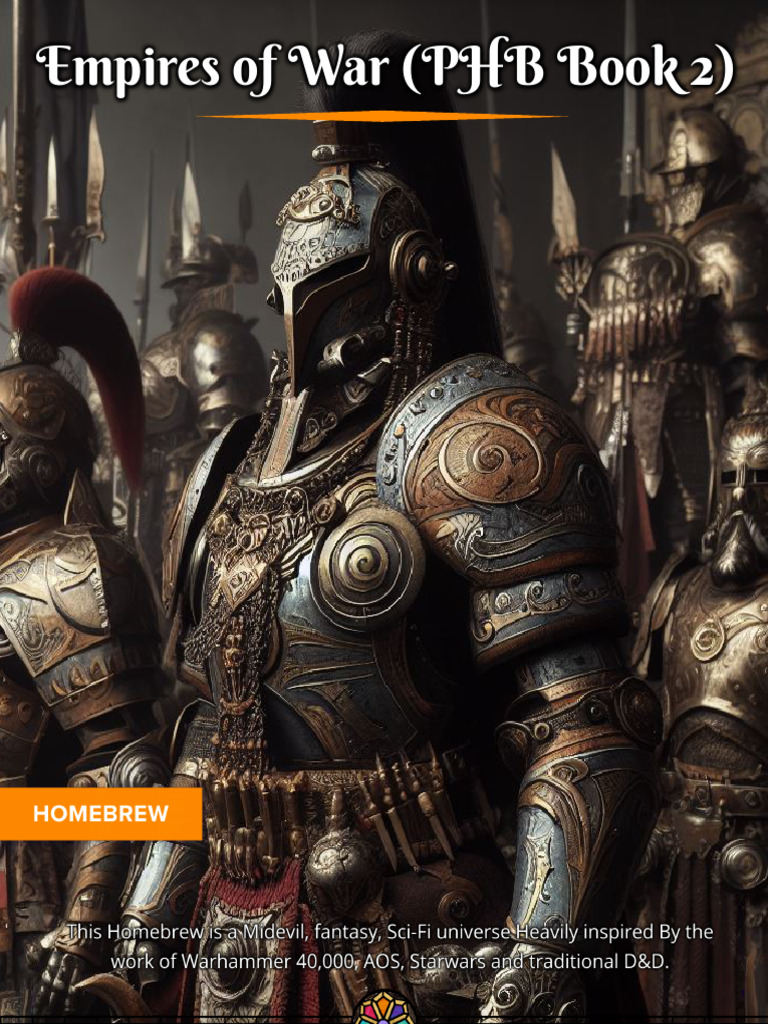 Empires of War (PHB Book 2) - GM Binder | PDF