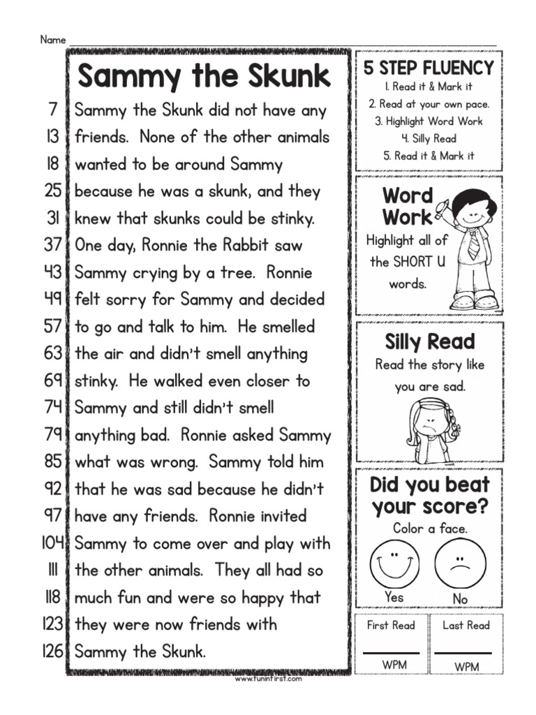 Week 5b Fluency Passage | PDF
