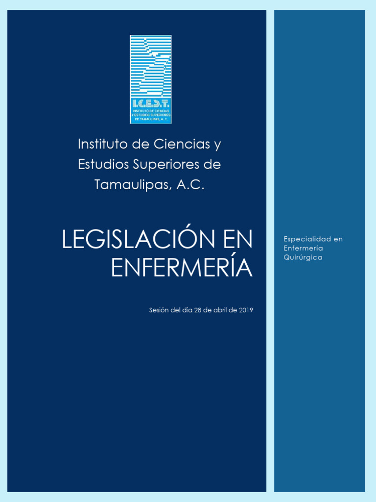 LEGISLACION EN ENFERMERIA - Antologia | PDF | Derechos | Derecho Constitucional