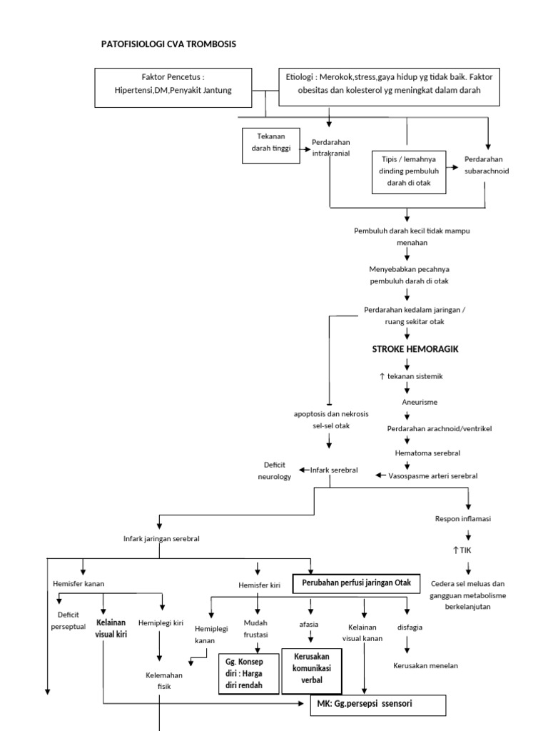 Patofisiologi CVH IVH | PDF