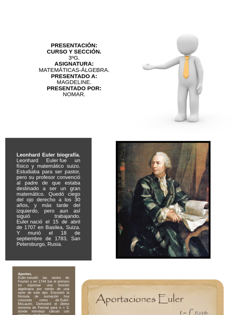 Matematico y Su Aporte | PDF