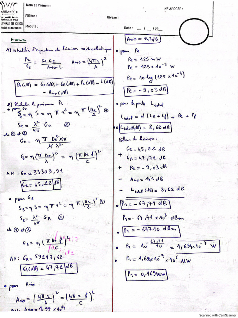 Correction Exam | PDF