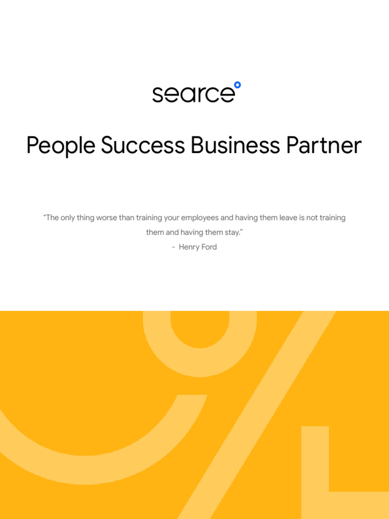 People Success Business Partner Role | PDF | Leadership | Human ...