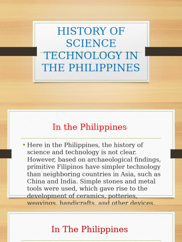 Historical Background of STS in The Philippines | PDF | Philippines ...