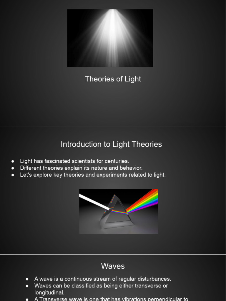 Theories of Light | PDF | Light | Waves
