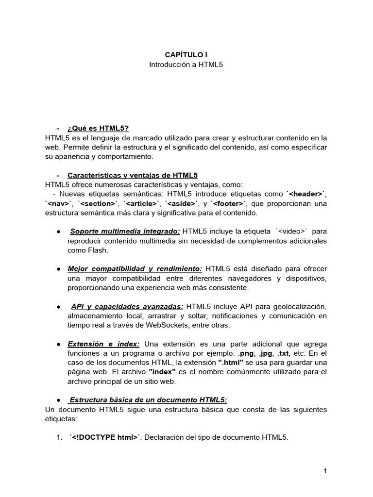 Guía HTML | PDF | Hipervínculo | HTML