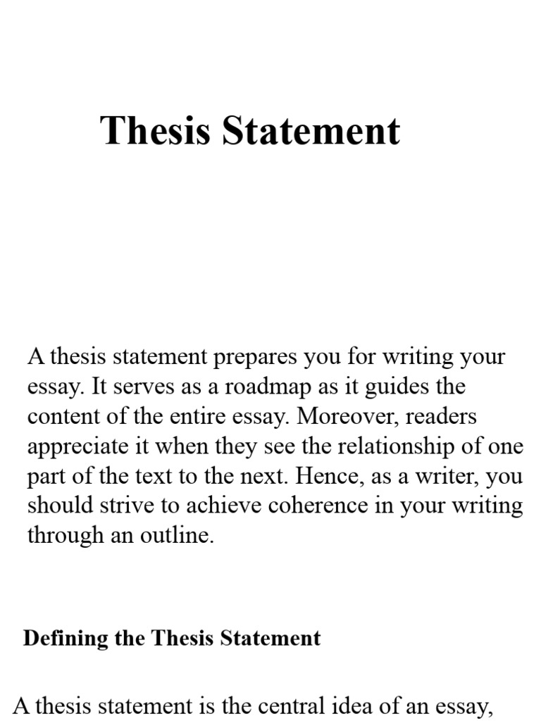Crafting Effective Thesis Statements | PDF | Truth | Essays