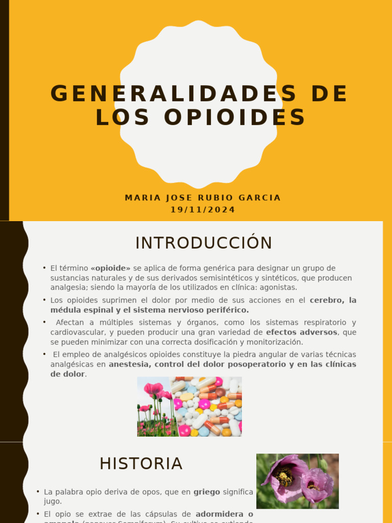 OPIOIDES (2) | PDF | Opioide | Drogas
