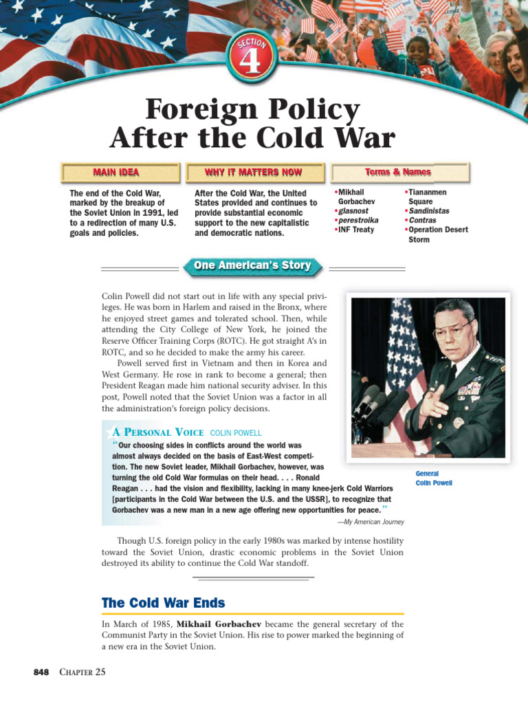 25.4 Foreign Policy After The Cold War | PDF | Sandinista National ...