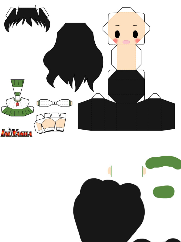 Kagome Higurashi Papercraft Paper Craft | PDF