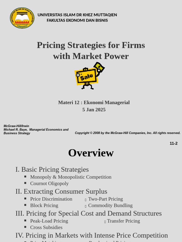 Materi 12 Ekman 5 Jan 2025 | PDF | Profit (Economics) | Price ...