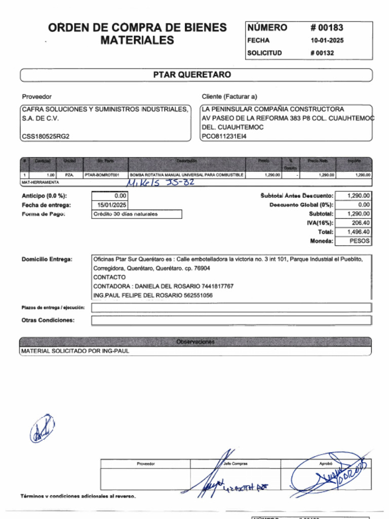 Oc 183 Cafra | PDF