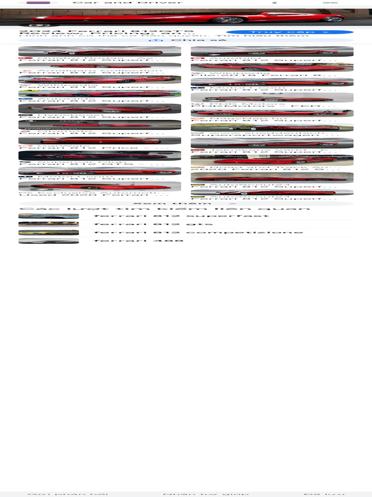 Ferrari 812 - Tìm Trên Google | PDF
