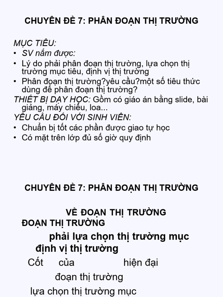 Chuyen de 7 | PDF