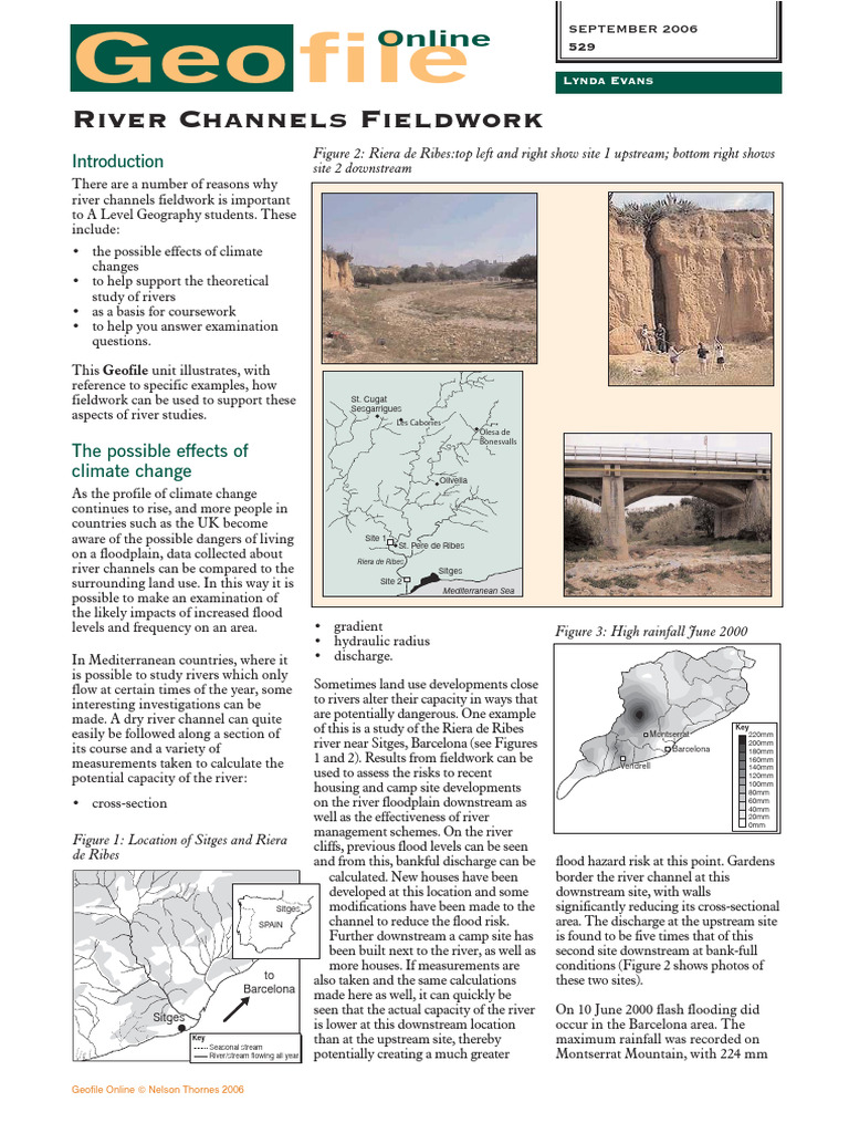 Rivers Reading | PDF | Flood | River