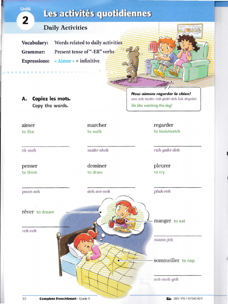 French Smart 5 Unit 2 | PDF | Linguistique | Sémantique