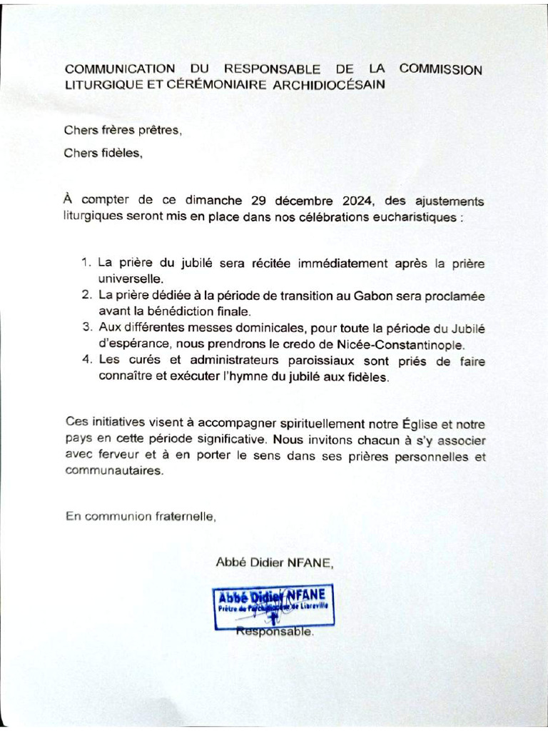 Communiqué | PDF