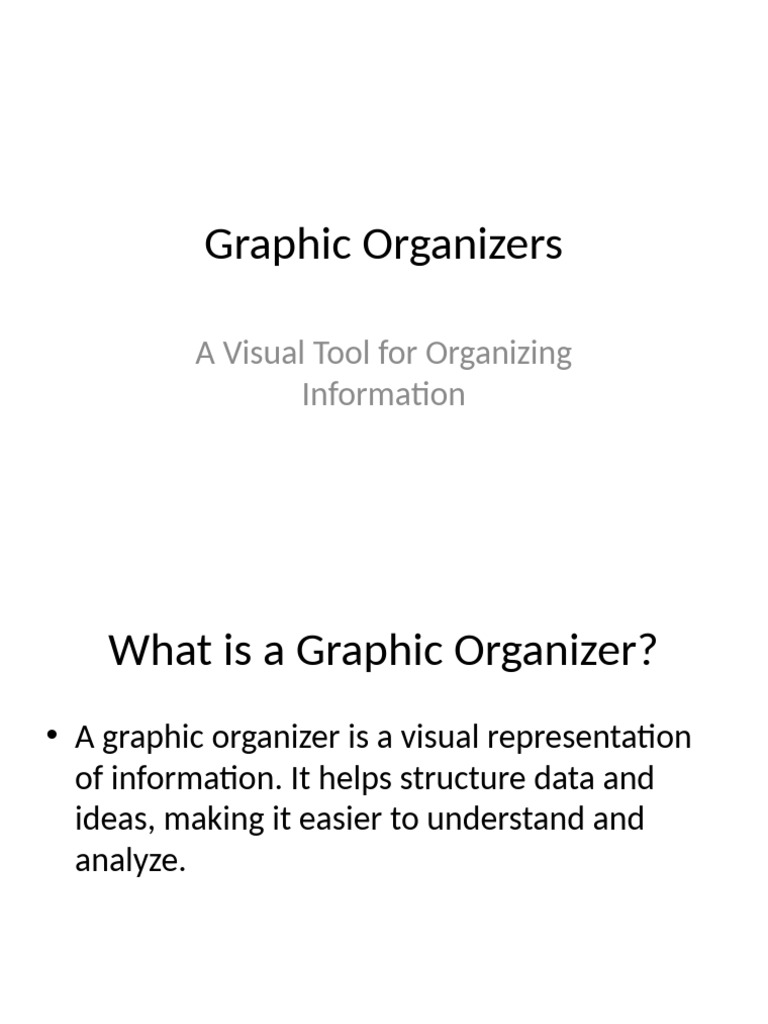Graphic Organizer Presentation | PDF