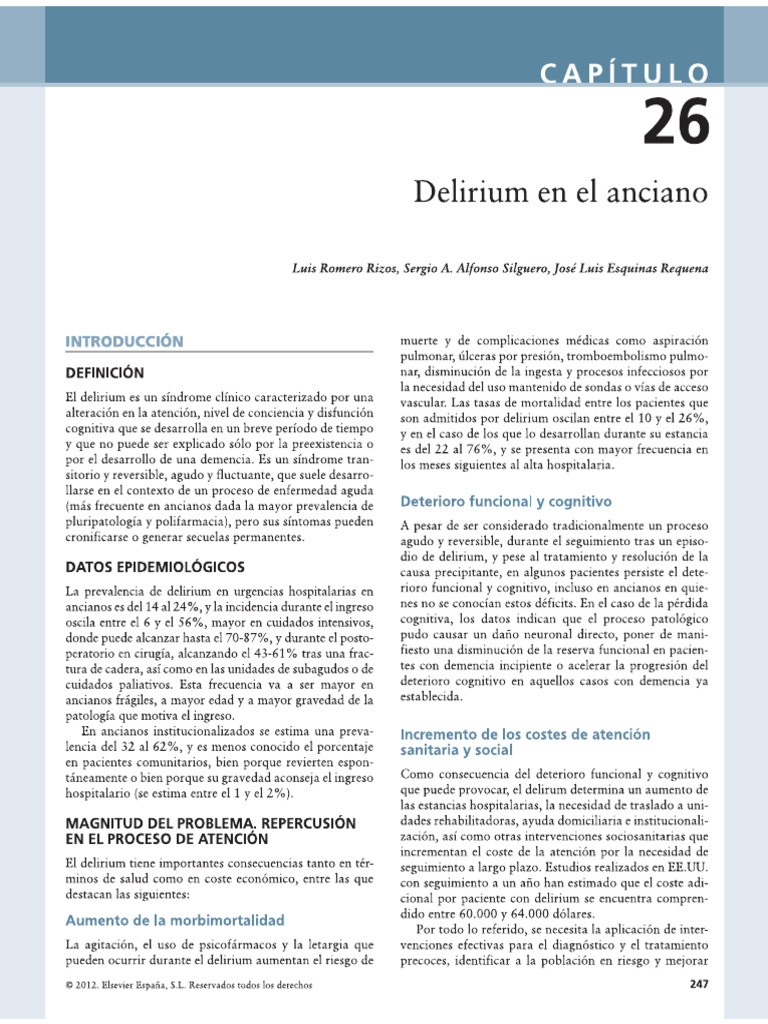 Delirium | PDF