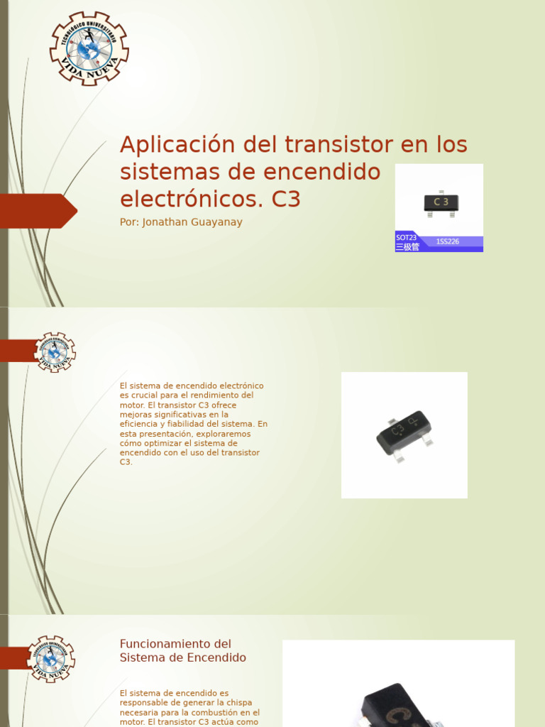 Aplicación del transistor en los sistemas de encendido | PDF