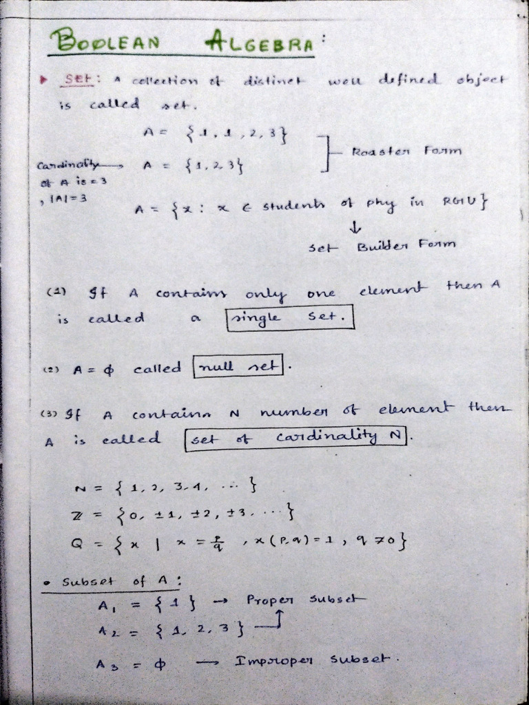 Boolean Algebra F | PDF