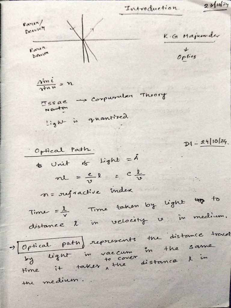 Physical Optics Sg Pdf