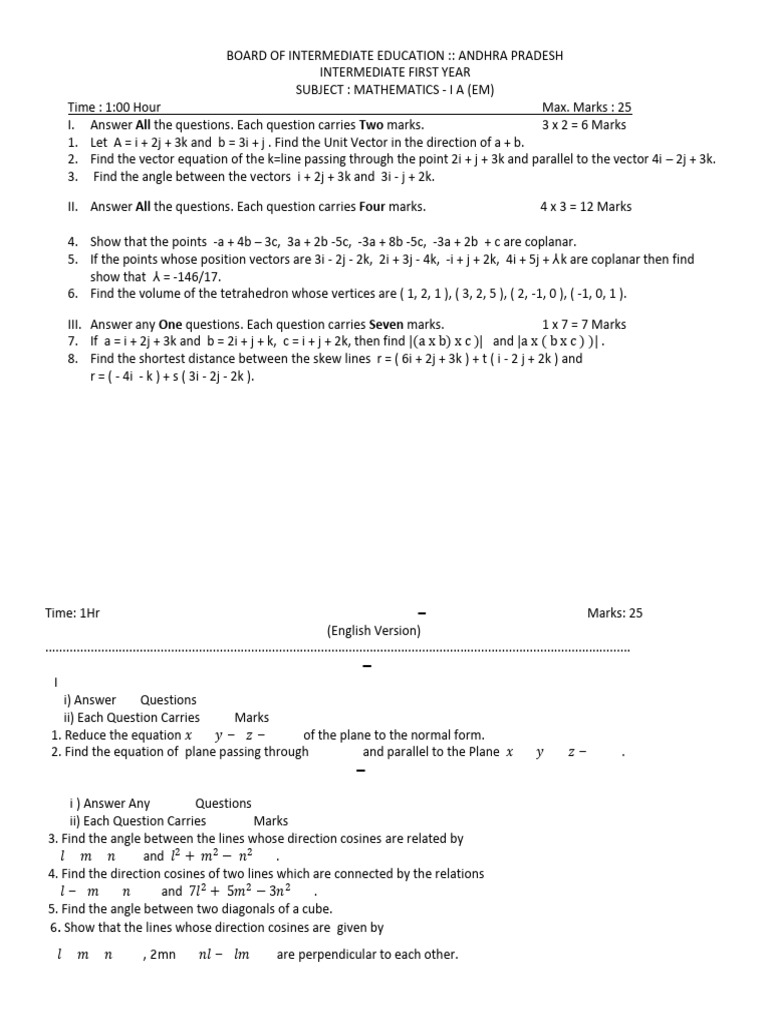 Unit-3-1 | PDF | Space | Mathematics