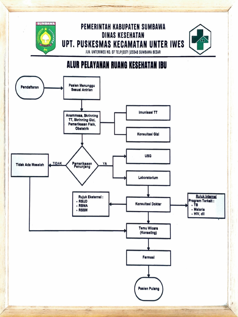 Alur Pelayanan Ruang Kesehatan Ibu | PDF