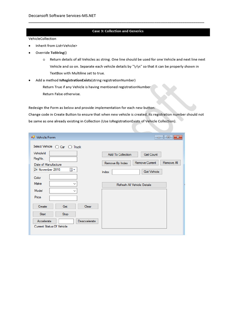 1.6 VehicleTutorial - Case3 - Description PDF | PDF