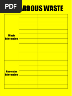 Hazardous Waste Classification Codes | PDF | Waste | Solvent