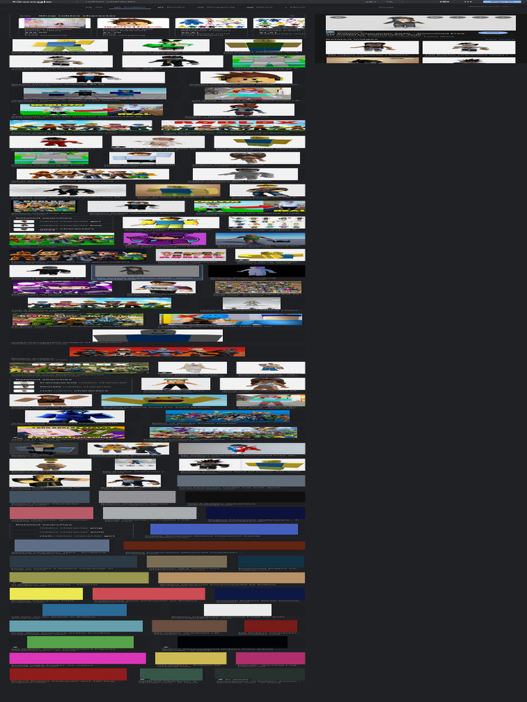 Roblox Character Ideas and Resources | PDF