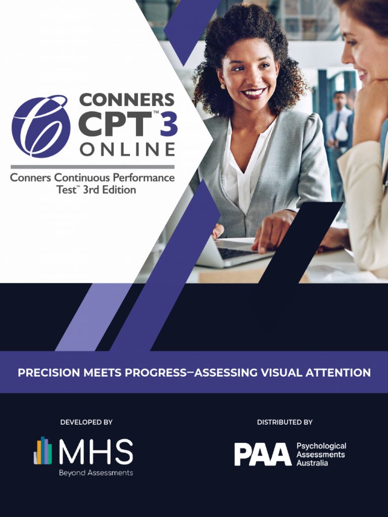 CPT3 Brochure 2024-PAA PDF | PDF | Attention | Attention Deficit Hyperactivity Disorder