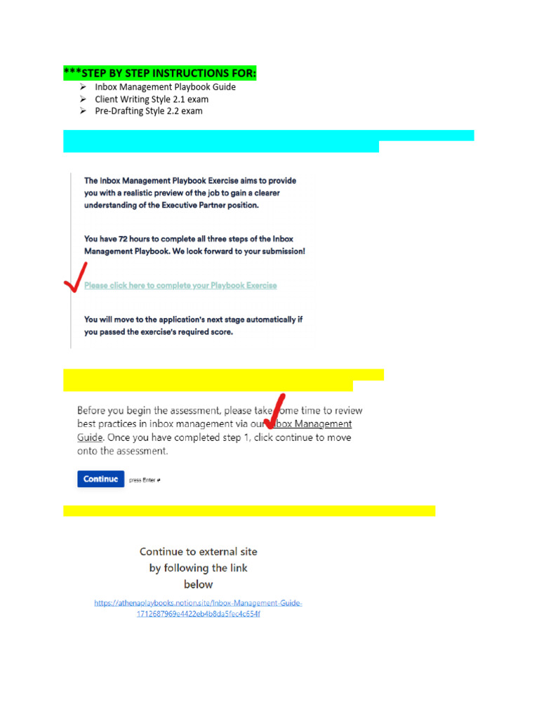 2 Inbox Management Playbook Exercise | PDF