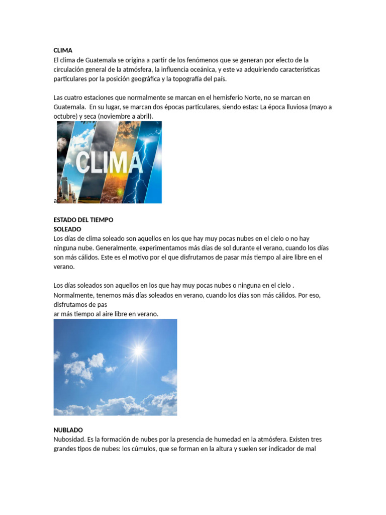 CLIMA | PDF