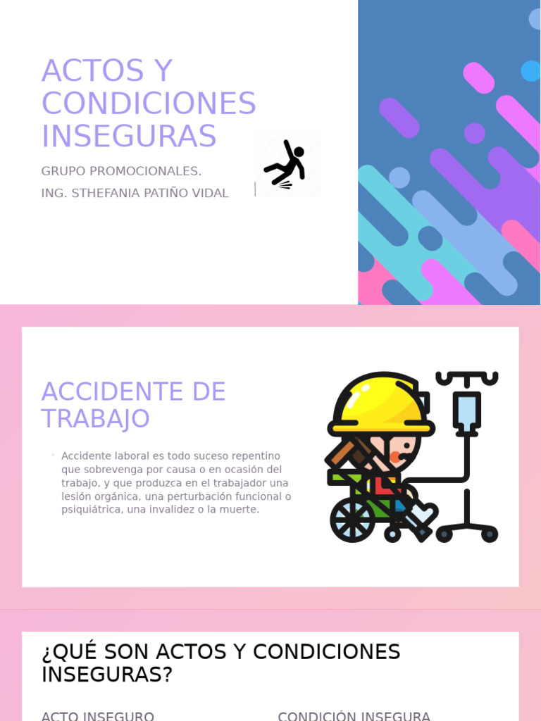Actos y Condiciones Inseguras | PDF