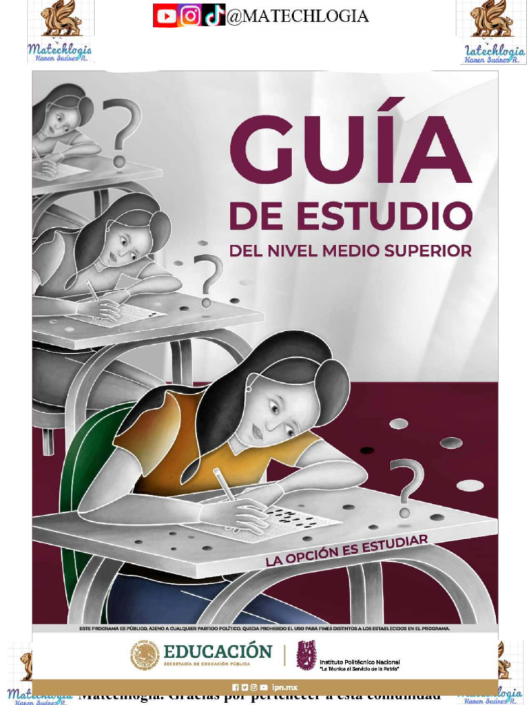 Guia Comipems 2022matechlogia | PDF