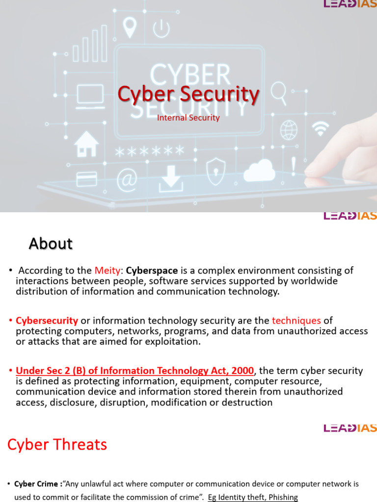 Cyber Security | PDF | Security | Computer Security