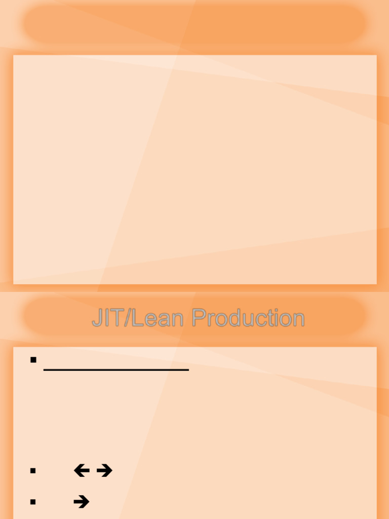 OM2E - Chapter15 JIT and Lean Operations Rev1 | PDF | Lean ...