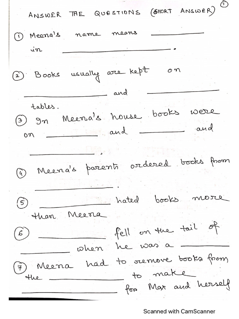 The Girls Who Hated Books - Worksheet 1 | PDF