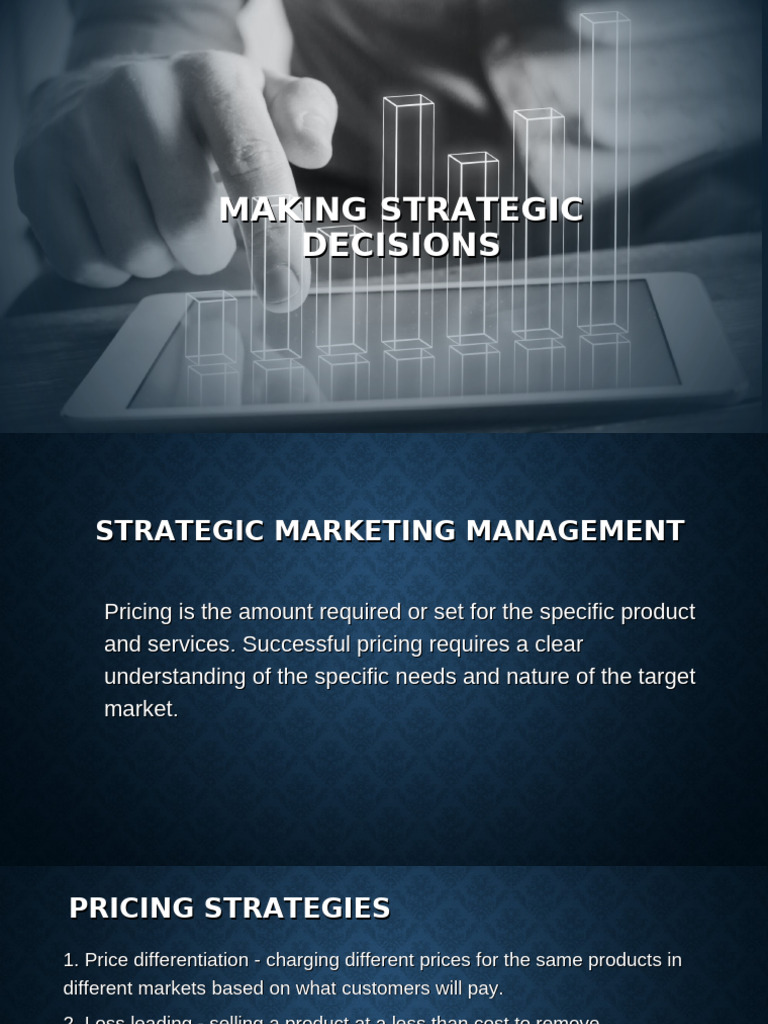 Making Strategic Decisions | PDF | Pricing | Prices