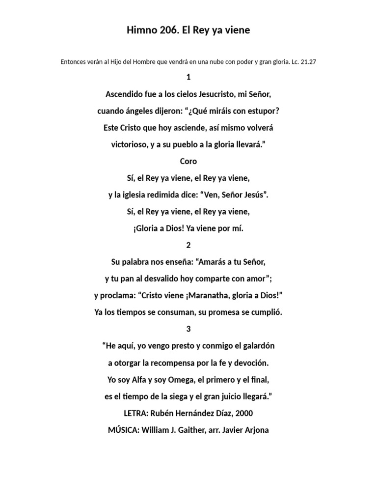 Himno 206 | PDF