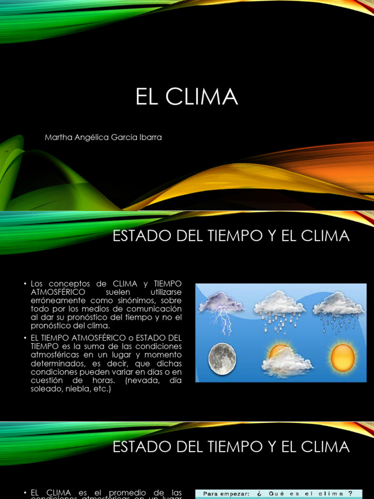 El Clima | PDF | Clima | Herida