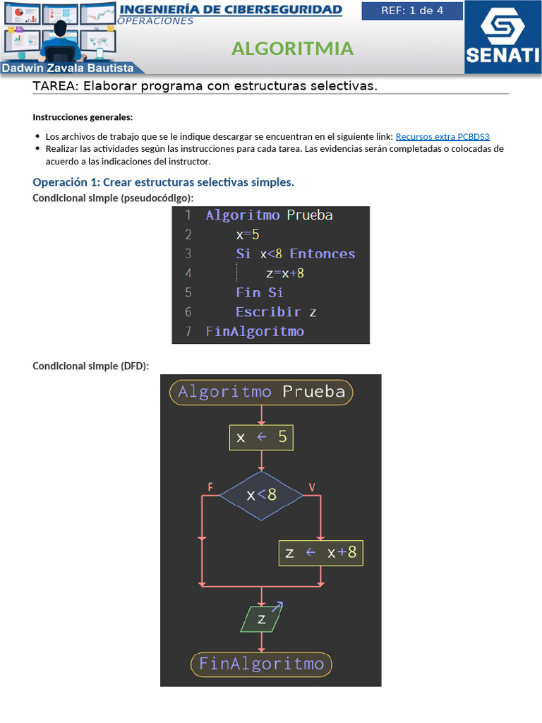 Algoritmos con Estructuras Selectivas | PDF | Algoritmos
