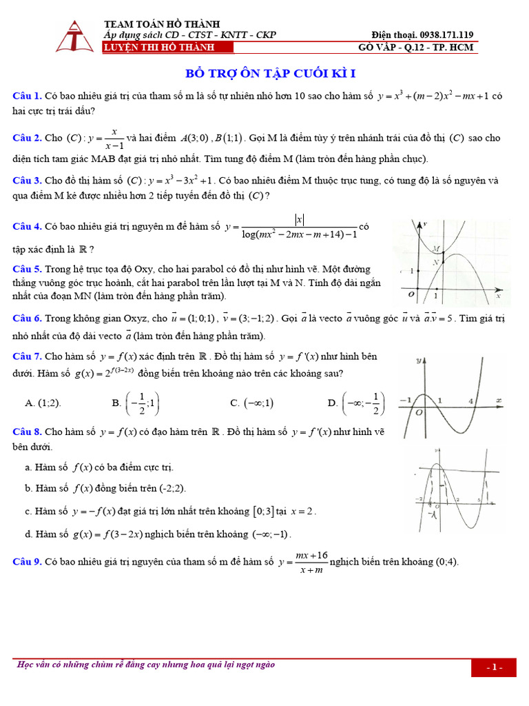 01.-BỔ-TRỢ-ÔN-TẬP-CKI | PDF