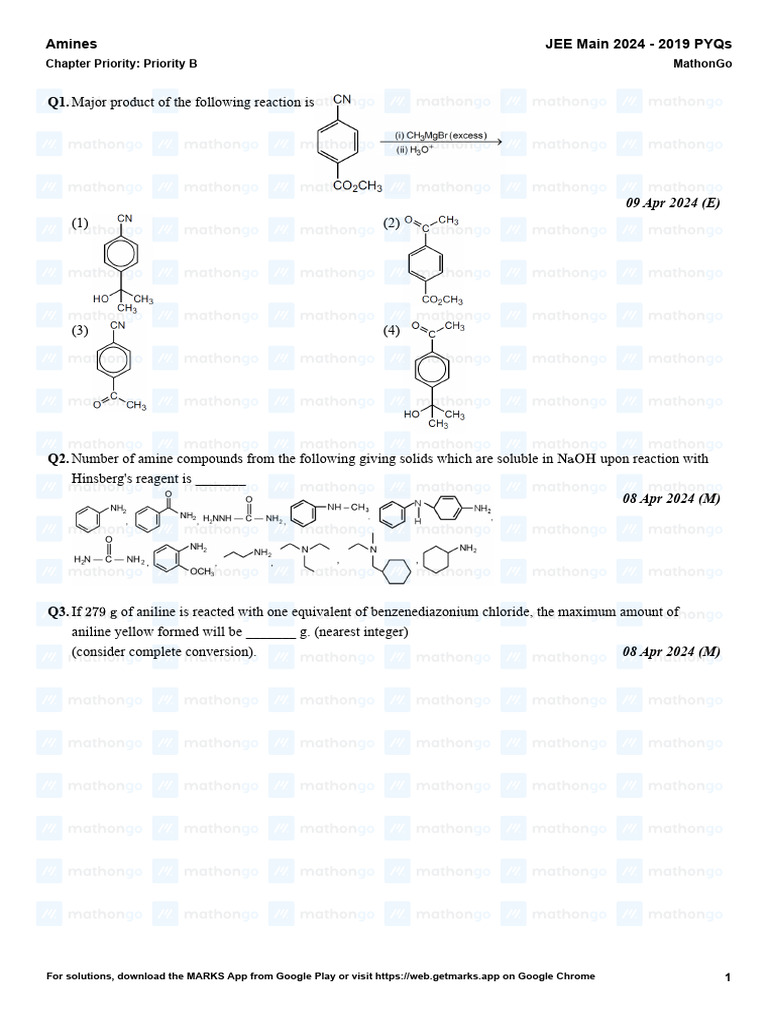 05 - Amines | PDF | Amine | Chemistry