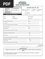 Final Exam Cover Page Template | PDF