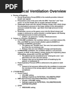 Ventilator Settings Cheat Sheet for Nurses | PDF | Medical Specialties ...