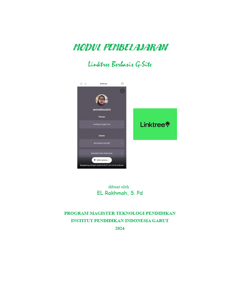 Modul Linktree - EL Rakhmah, S.PD | PDF