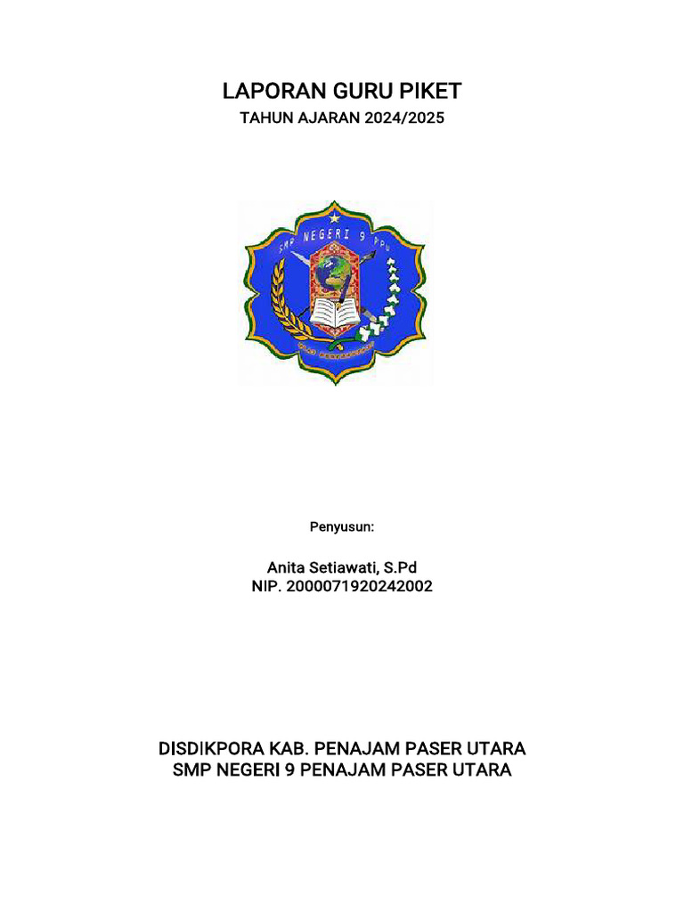 Program Kerja Guru Piket | PDF